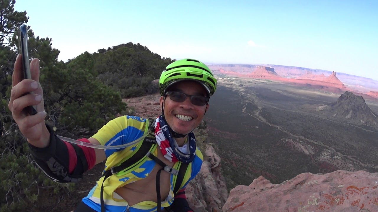 Moab, Utah, Whole Enchilada, cliff edge cont - YouTube