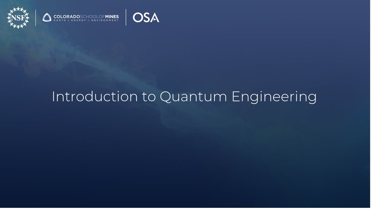 Introduction to Quantum Engineering - YouTube