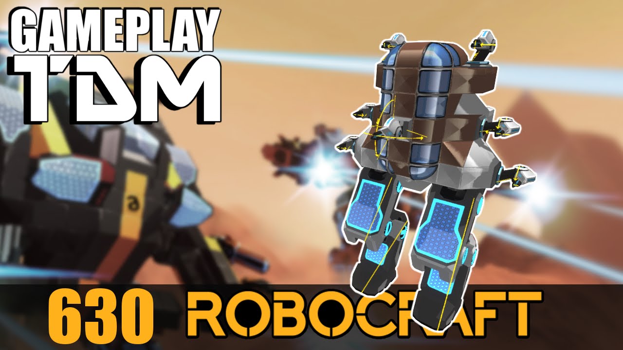 'Sumo' MK1 SMG Mech TDM Robocraft Gameplay - YouTube