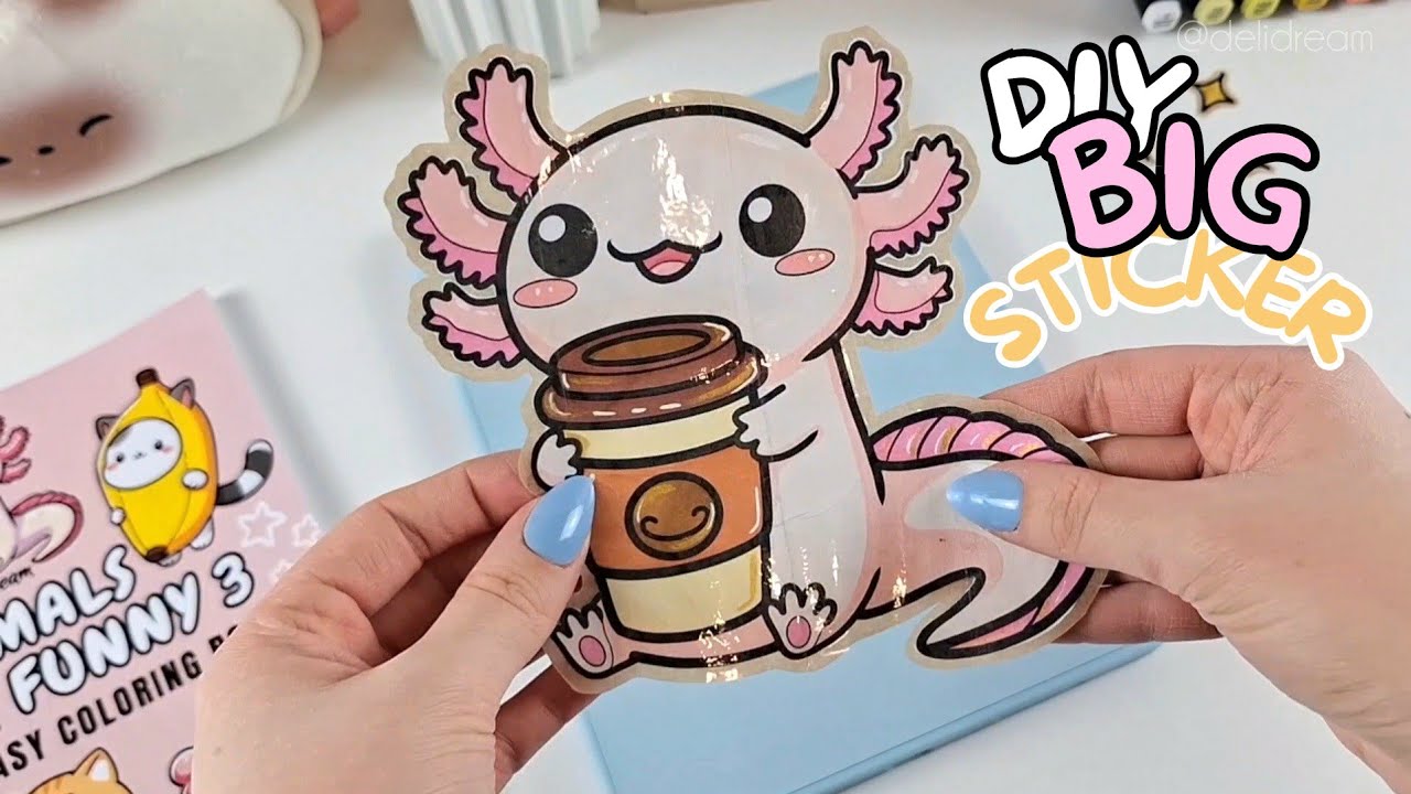 How to make Big Sticker at Home | Step by Step! - YouTube