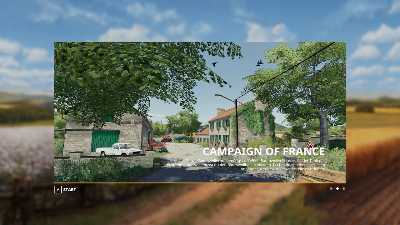 FS19 Campaign of France Fly Thru - YouTube