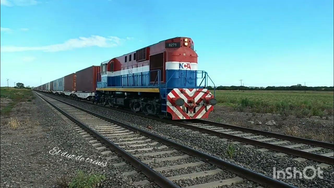 TREN DE NCA CON ALCO-(8279) PROVENIENTE DE RETIRO HACIA ROSARIO NORTE(STA FE) 60 CONTENEDORES ...