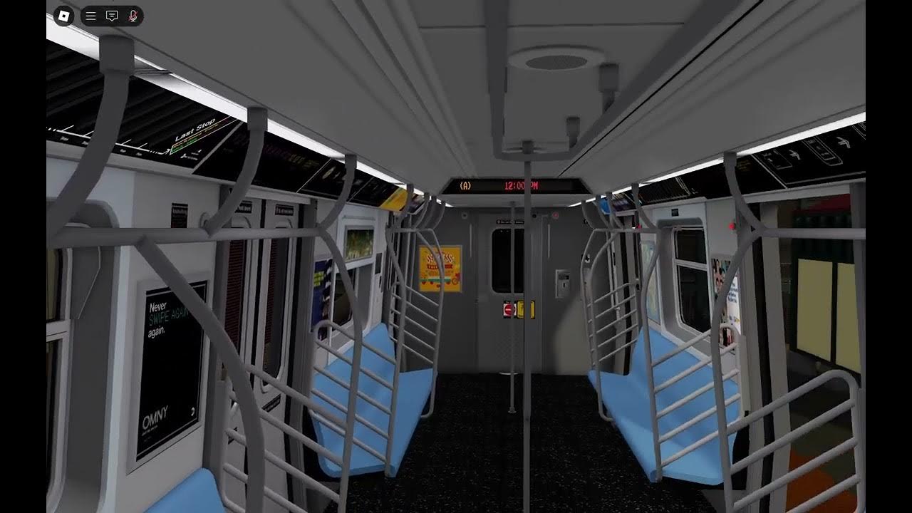 Rockaway Park - Beach 116th Street bound R179 A local train arriving & departing B-105th Street ...