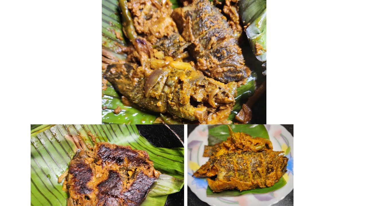 kawoi Machor Paturi Recipe ( কাৱৈ মাছৰ পাতত দিয়া)Fish Recipe/ patot ...