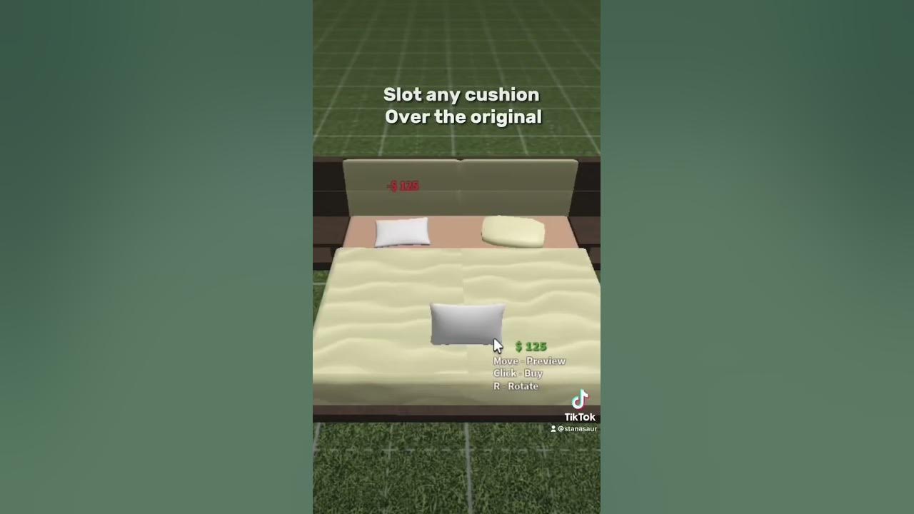 How To Remove Default Pillows In Bloxburg Youtube