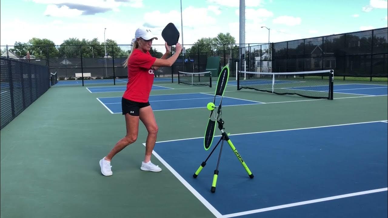 TopspinPro Pickleball Forehand Practice Demo - YouTube