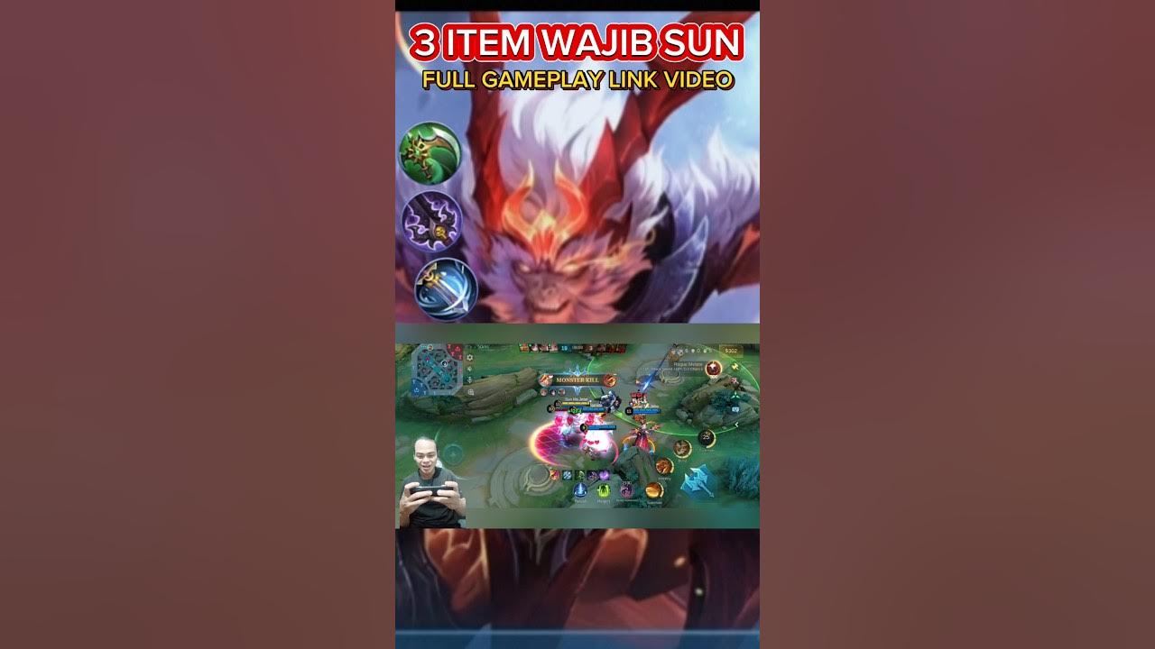 Build Sun Tersakit, 3 Item Wajib Sun, Hyper Sun, Sun Hyper, Build Sun, Emblem Sun, MLBB#shorts ...