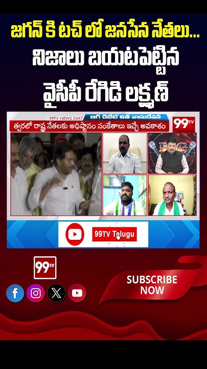 జగన్ కి టచ్ లో జనసేన నేతలు...నిజాలు బయటపెట్టిన వైసీపీ రేగిడి లక్ష్మణ్ | YCP Regidi Lakshman on ...