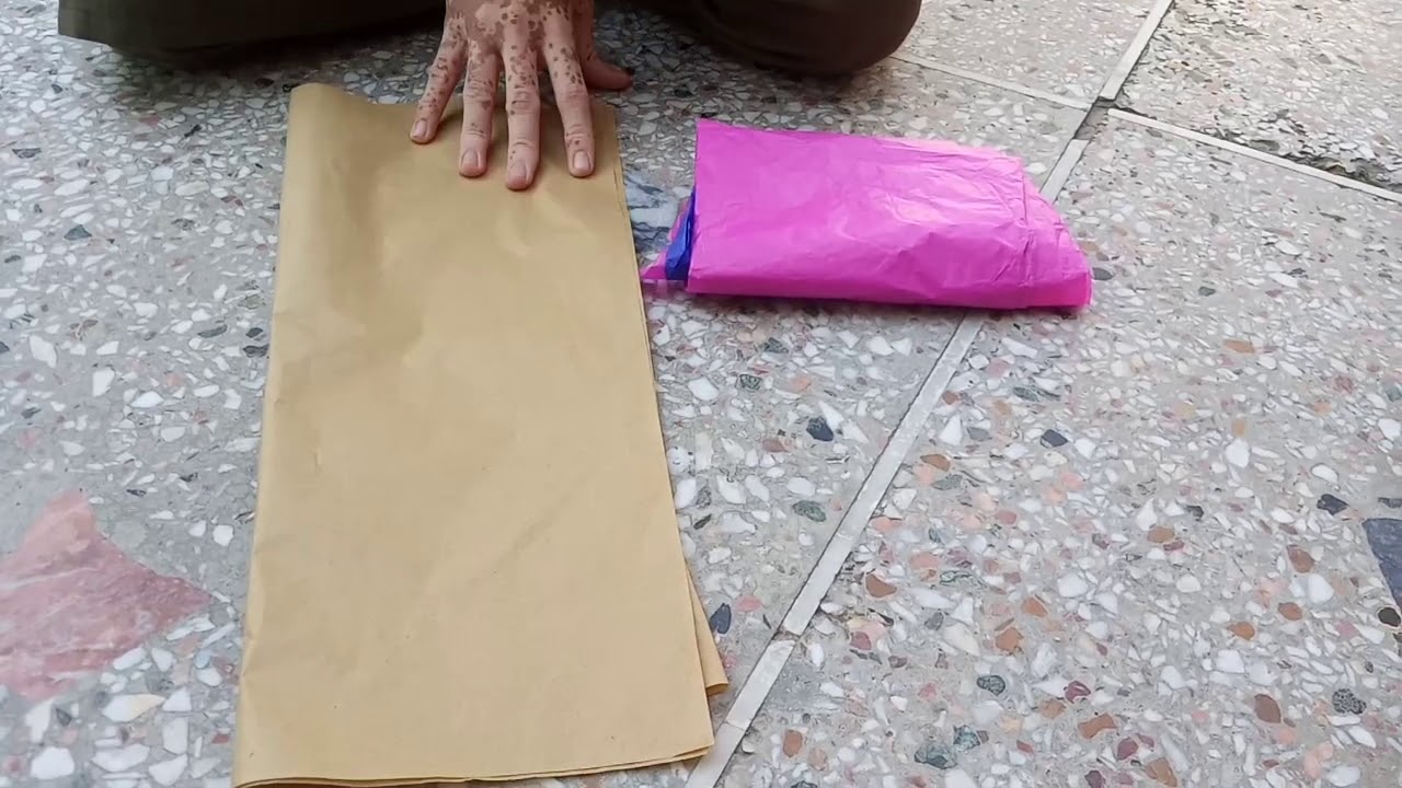 Which is best paper for kite making? German guddi paper. - YouTube