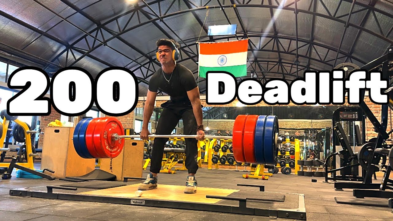 200 kg DEADLIFT !! Or Video mai ek SURPRISE kya hai ?? - YouTube