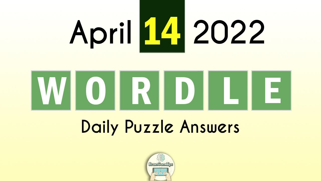 Wordle April 14 2022 Answer Puzzle 299 Youtube