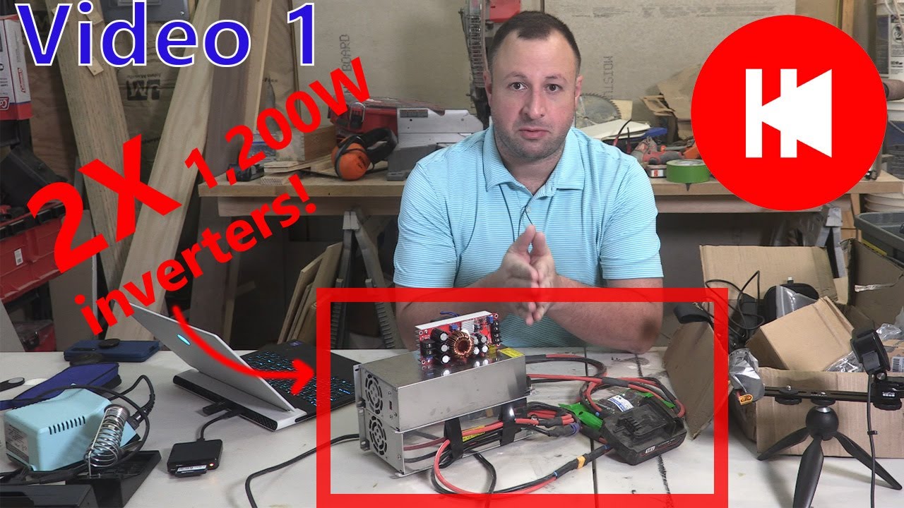 2X Milwaukee M18 Plug-in inverter build project - Video 1 (introduction ...
