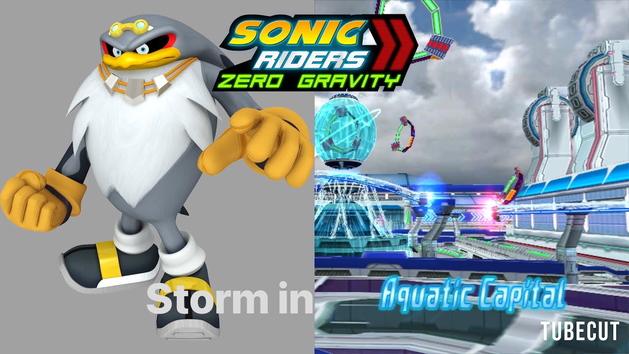 Sonic Riders Zero Gravity - Aquatic Capital (Storm - Type-S) - YouTube