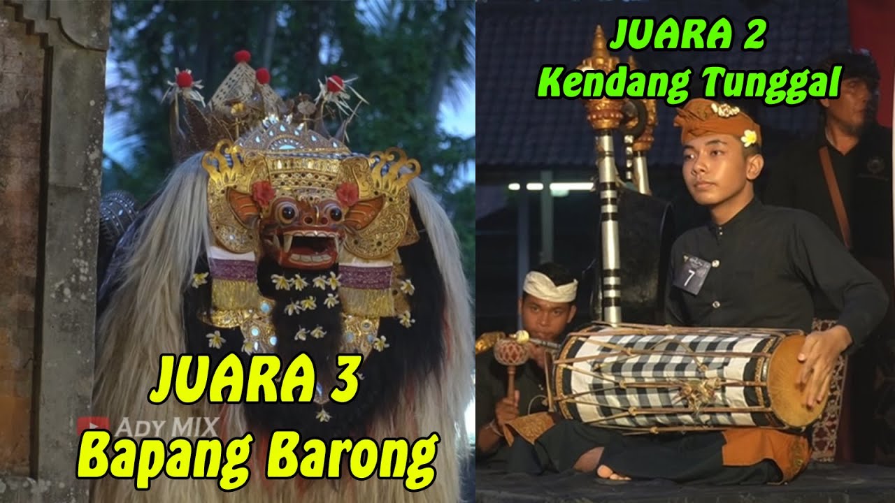 JUARA 3 BAPANG BARONG & JUARA 2 MAKENDANG TUNGGAL Tingkat UMUM HJB Se ...