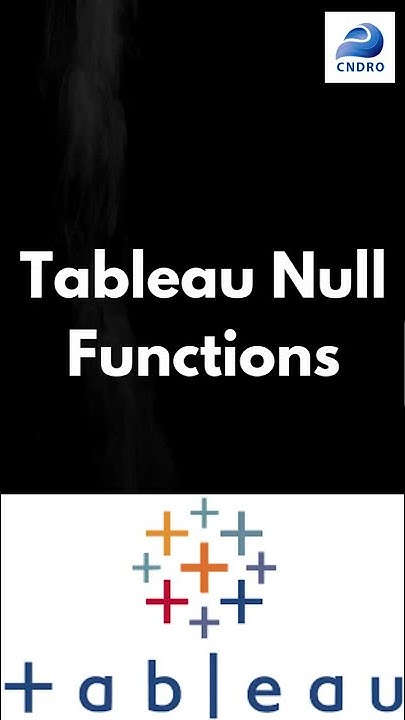 Tableau Null Functions Shorts Youtube