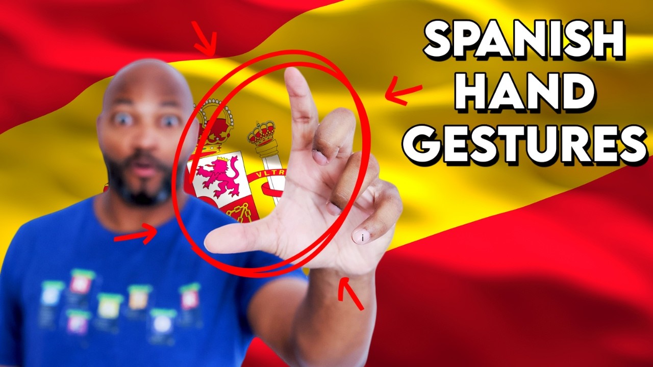 Spanish Gestures that surprise every American - YouTube