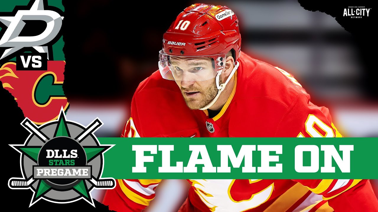 Dallas Stars vs Calgary Flames | DLLS STARS PREGAME - YouTube