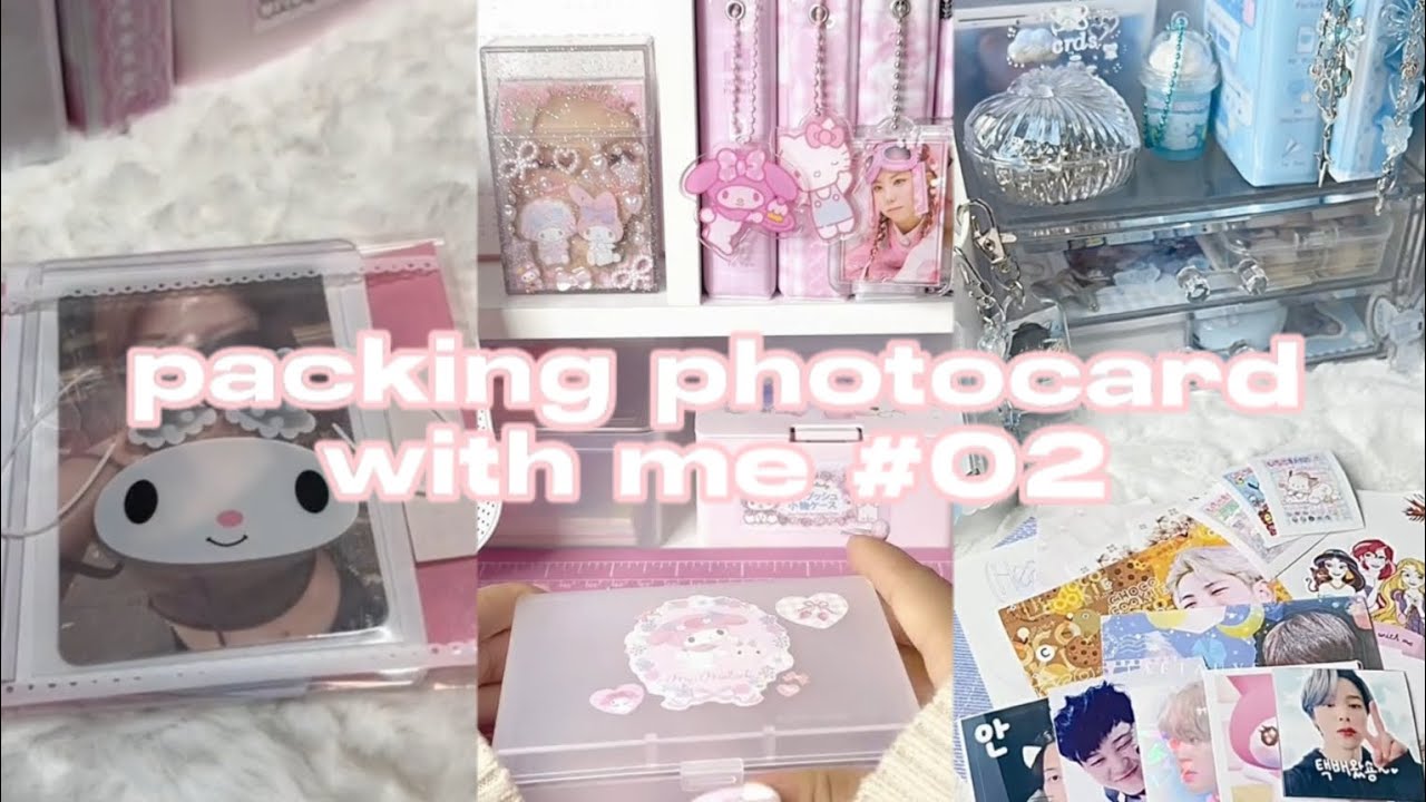 packing photocard with me #02 - YouTube
