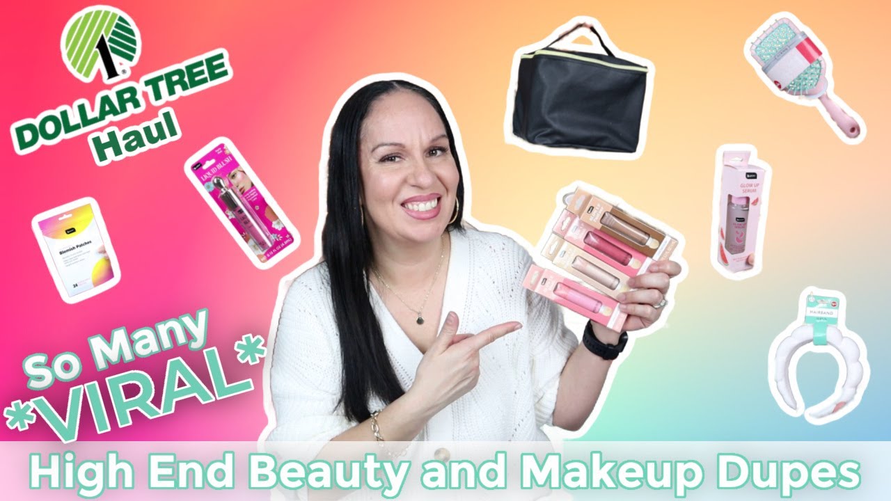 So Many *VIRAL* High End Beauty and Makeup Dupes ~ Dollar Tree Haul ...