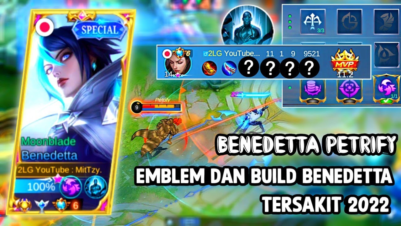 Benedetta Exp Lane Petrify | Settingan Emblem Dan Build Benedetta ...