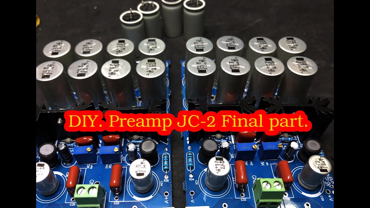 Part3 Final part DIY. J-Fet preamp JC-2 how to adjustment bias voltage ...