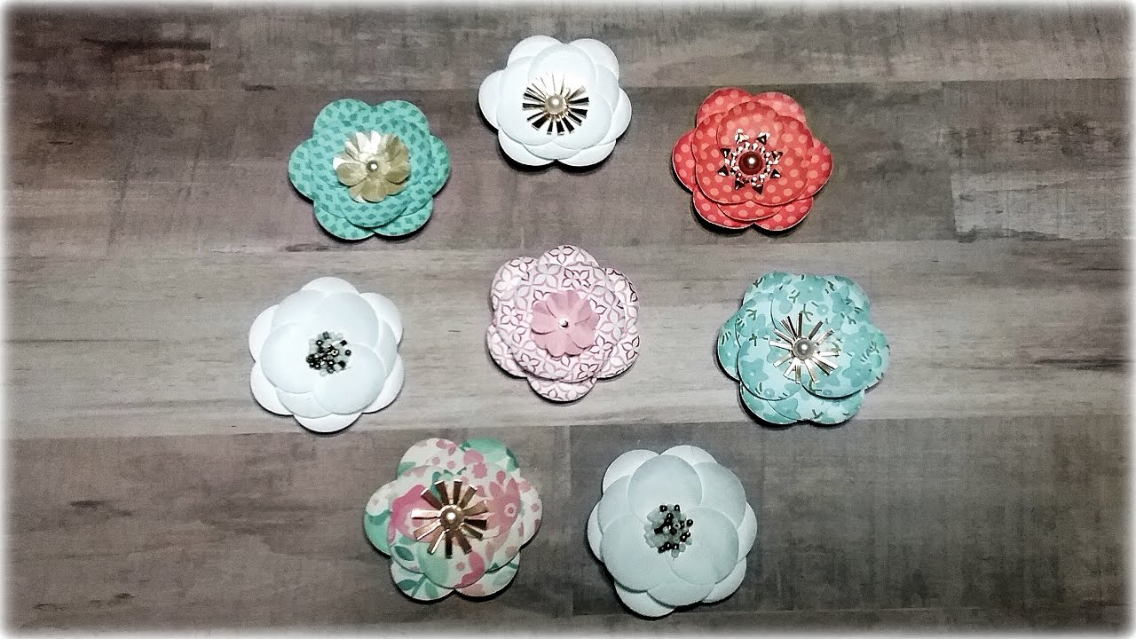 Easy flowers using circles - YouTube