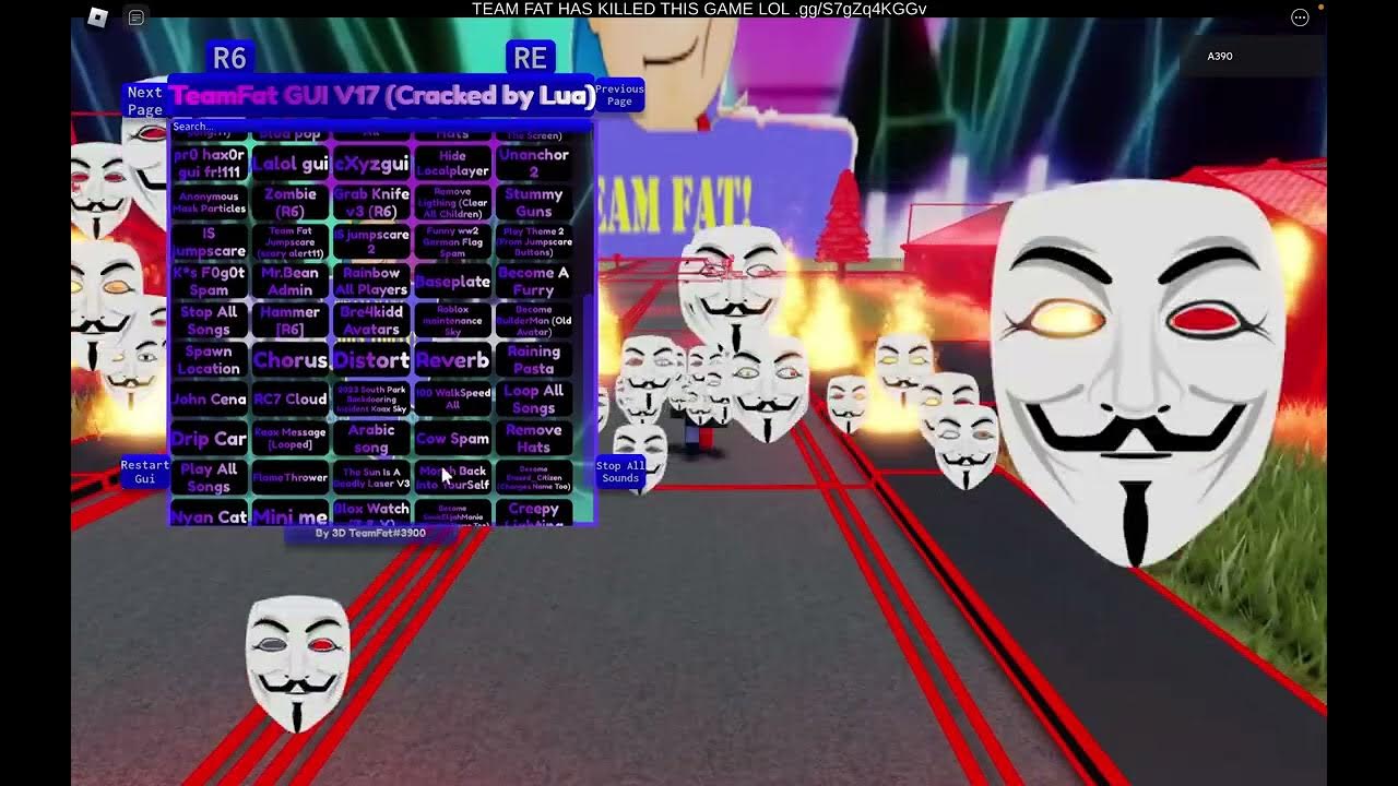 TeamFat GUI Cracked Roblox Require Script (pastebin) - YouTube