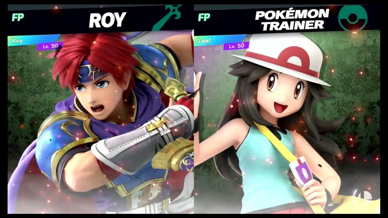 Super Smash Bros Ultimate Amiibo Fights – Roy vs the World #76 Roy vs Leaf - YouTube