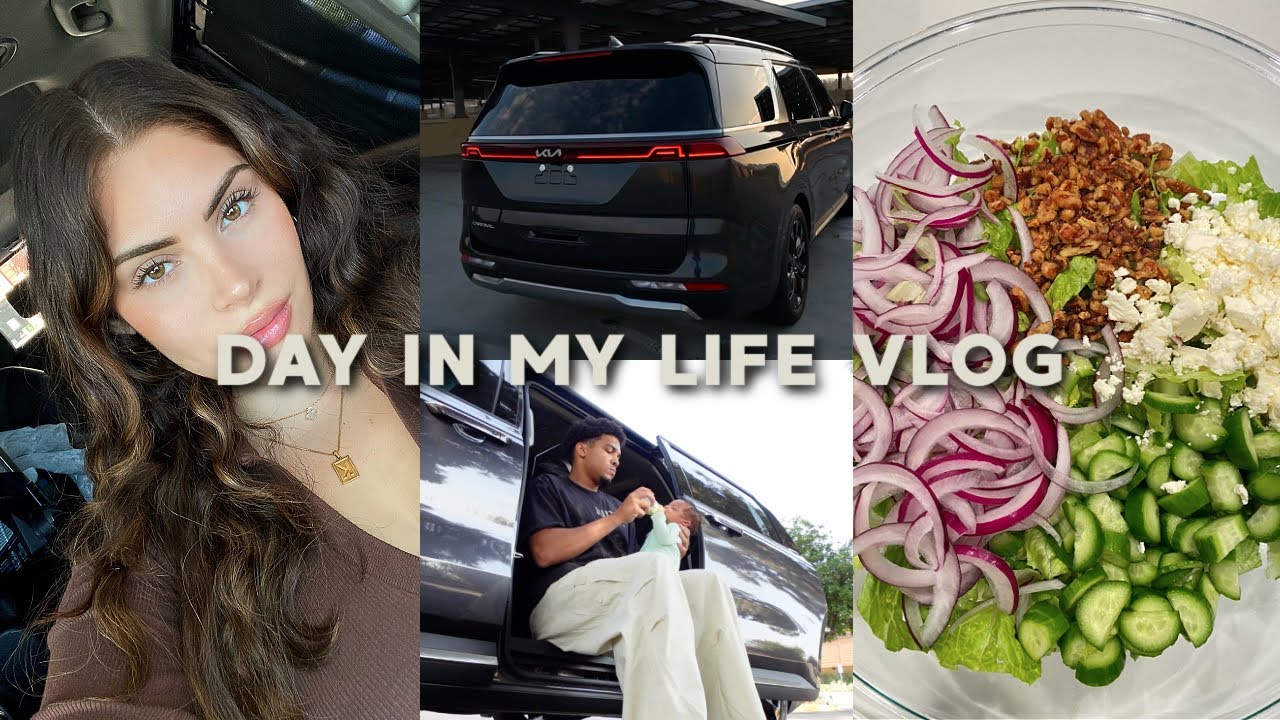 VLOG♡ My Fave Salad Recipe, Family Car Reveal, Hubby Alone with all the ...