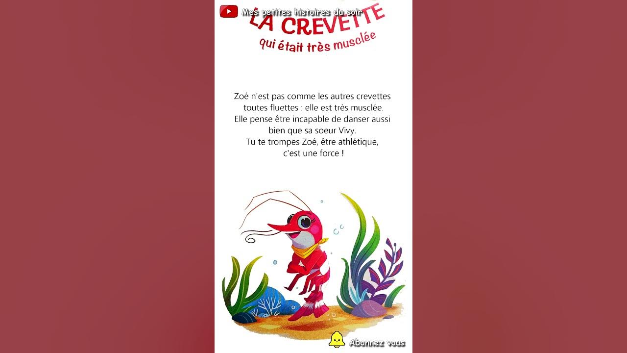 Synopsis La Crevette Qui était Très Musclée Histoire Et Conte Pour