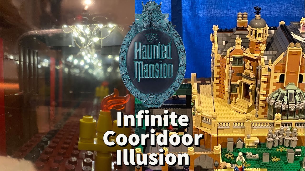 LEGO Haunted Mansion Mansion | Infinite Hallway Illusion - YouTube