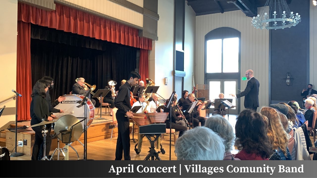 Villages Comunity Band | April Concert - YouTube