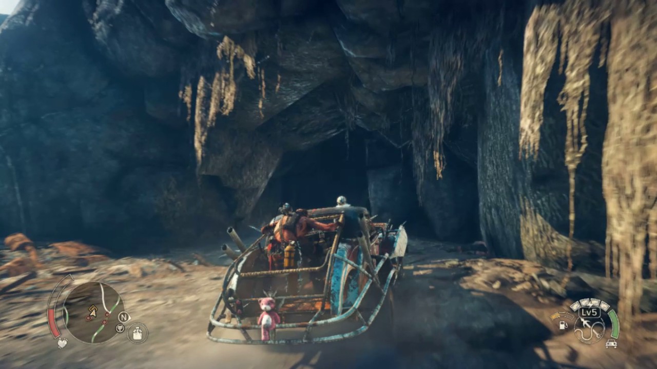 Mad Max: Enemies Harpooned Through A Cave Slit - YouTube