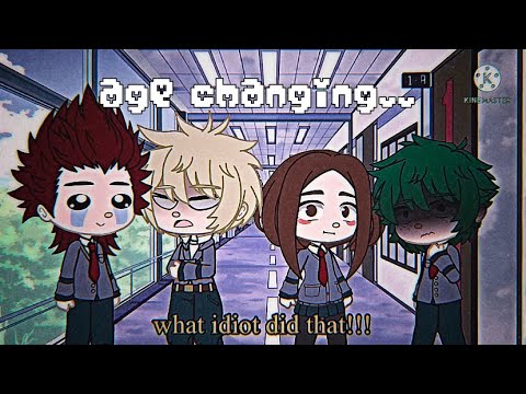 turning into lil self || trans deku au || MHA My Hero Academia GC Gacha Club || Blueberry