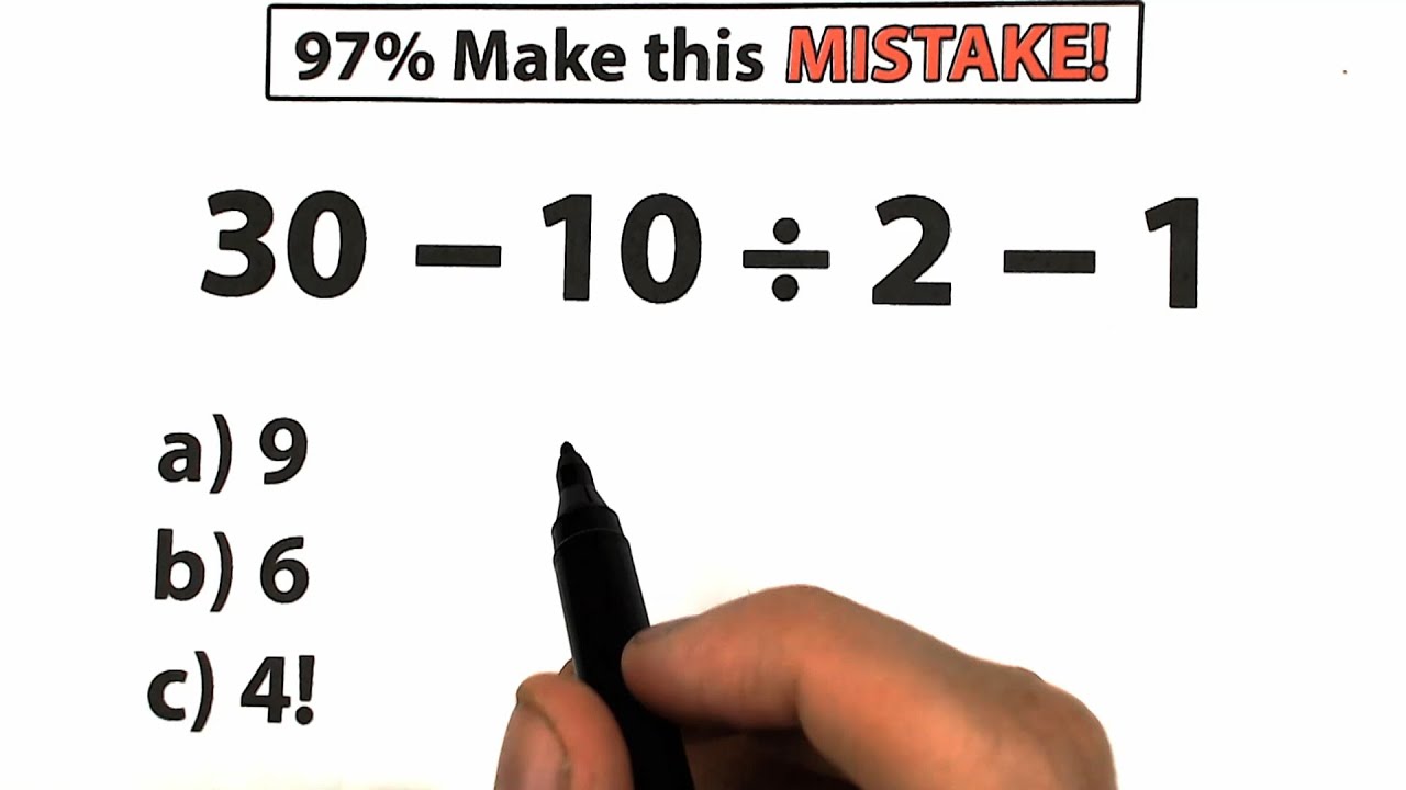 a very simple algebra question , but 97% FAILED - YouTube
