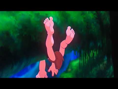 Tarzan 2 bare feet scene edited cartoon