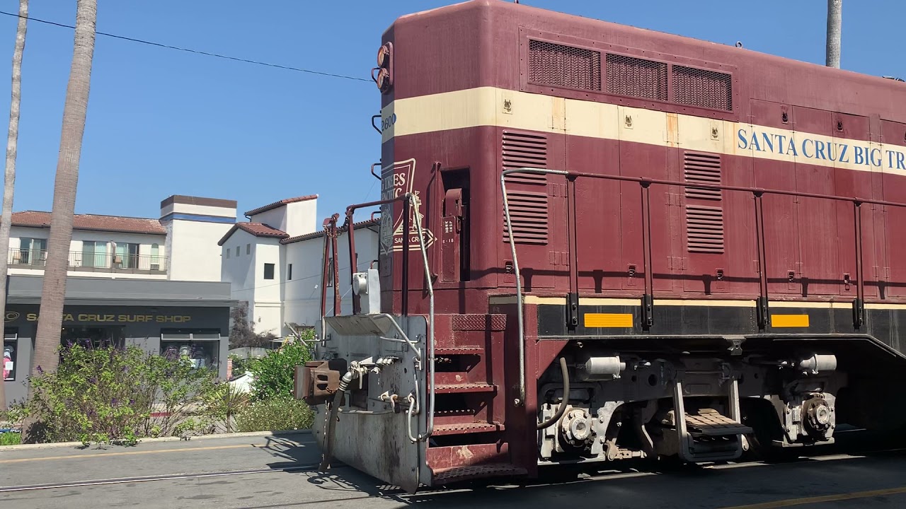 Santa Cruz big trees and pacific Train at Santa Cruz CA - YouTube