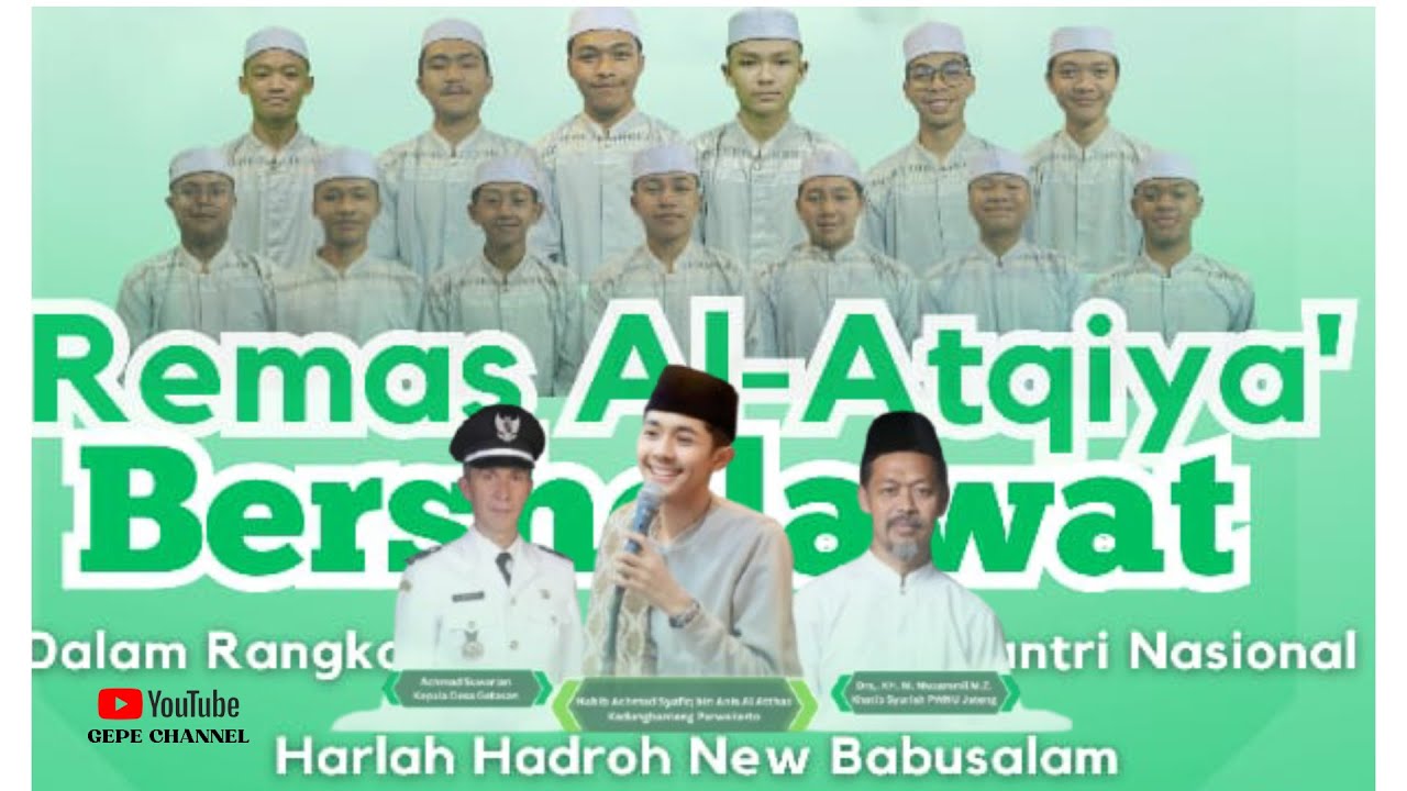 Getasan Bersholawat Remas Al Atqiya' Bersama Habib Achmad Syafiq ...