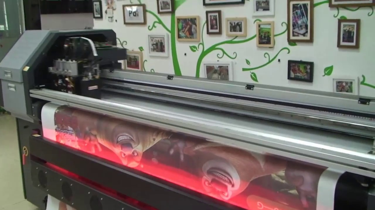 leather printing by R180 Roll&Flatbed UV printer - YouTube