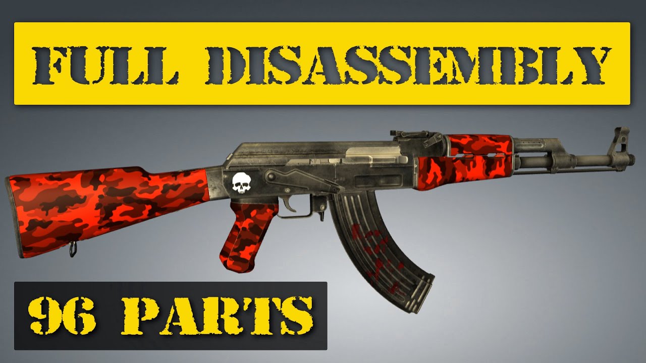 AK-47 Full Disassembly | 96 Parts | ZAK Guns - YouTube