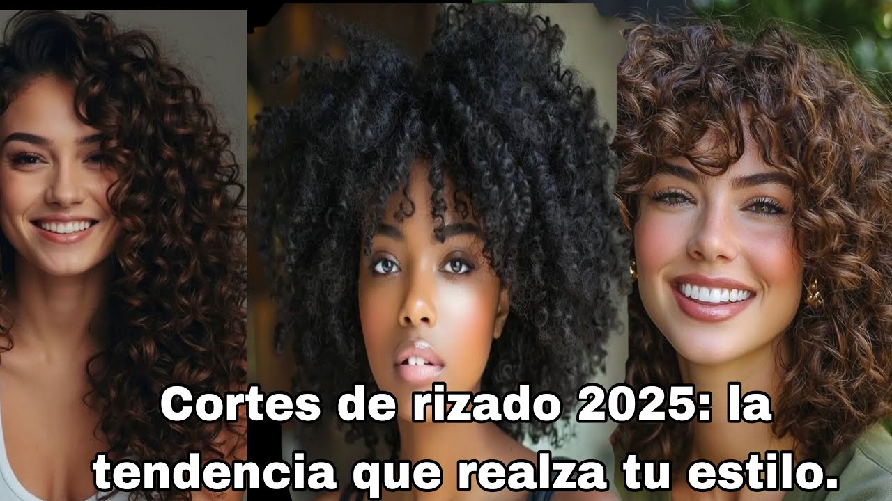 CORTES DE CABELLO RIZADO 2025 Tendencias 101 - YouTube