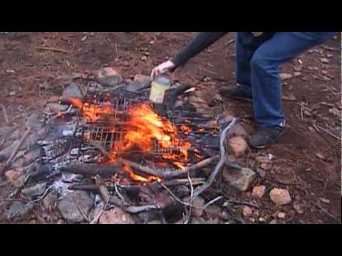 Canned Food Exploding in a Fire - YouTube