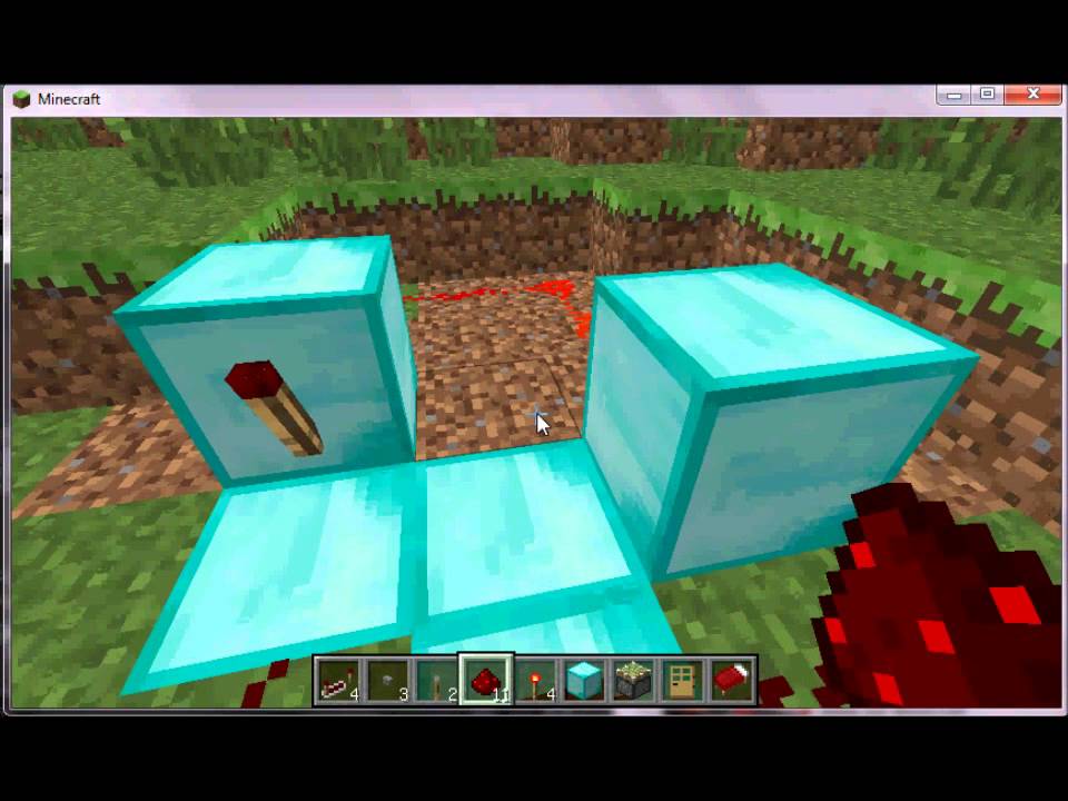 comment faire une porte à code grace à des pistons. - YouTube