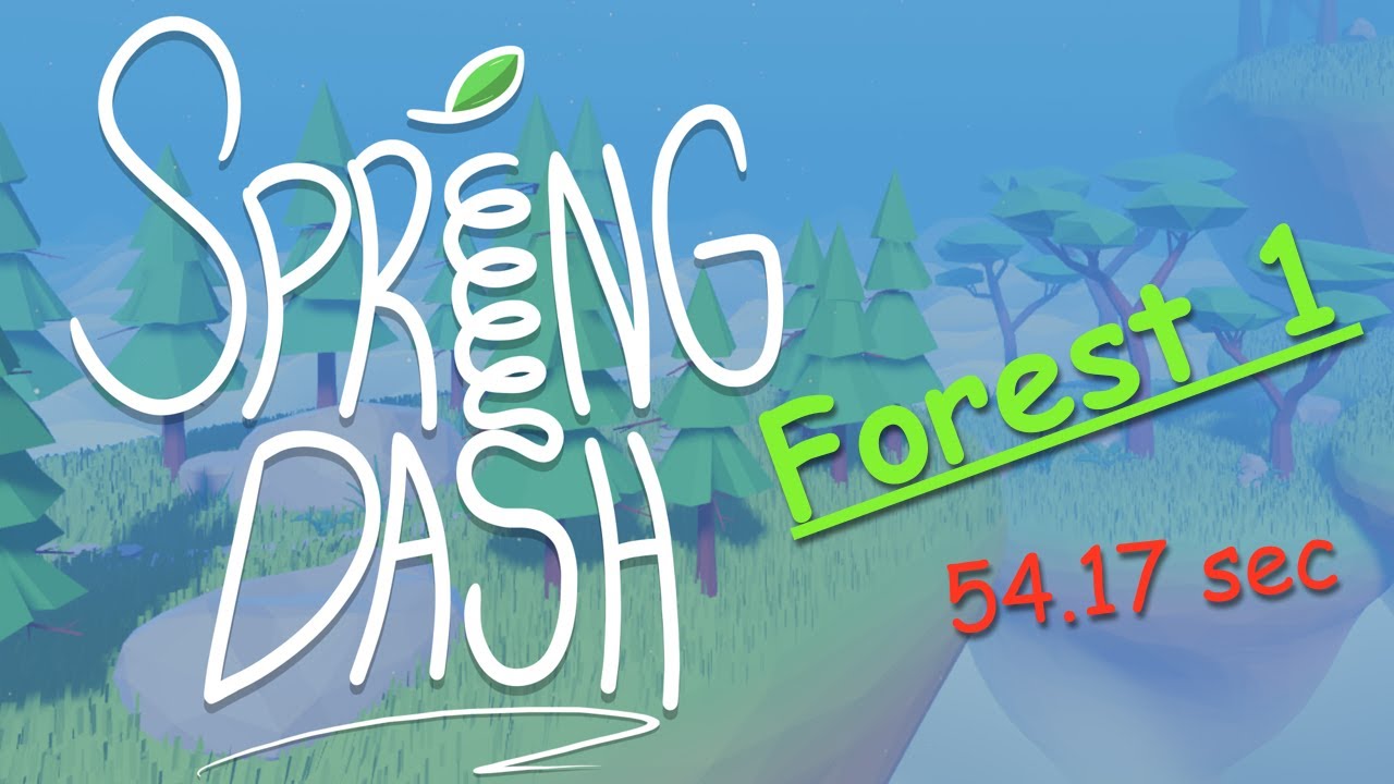 Spring Dash Demo - Forest 1 Speedrun - 54.17 sec - YouTube