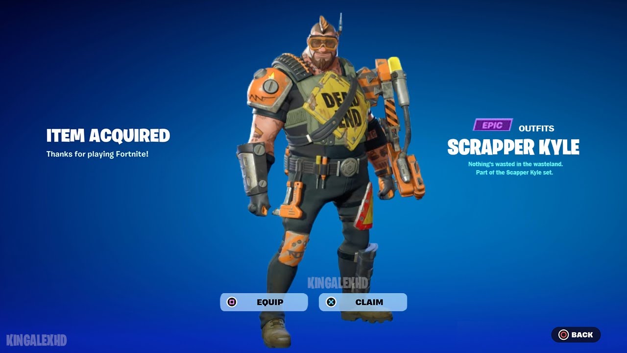 How To Get Scrapper Kyle Skin for FREE In Fortnite! (Unlocked LEGO ...