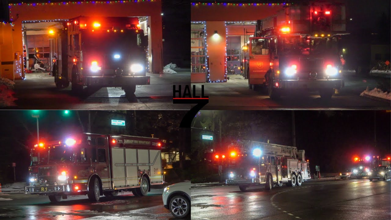 Burnaby Fire Department - 2nd Alarm Fire Response near Lougheed Town ...