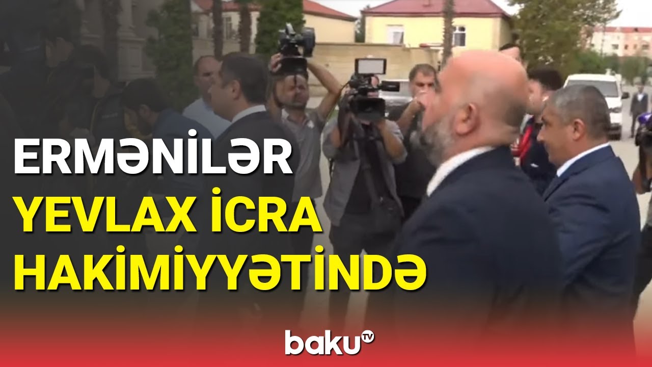Qarabağ ermənilərinin nümayəndələri Yevlax İcra Hakimiyyətinə daxil ...