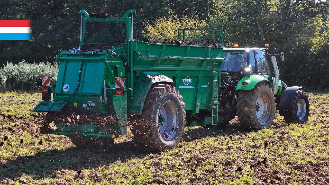 Neuer Miststreuer | Tebbe MS140 // Deutz-Fahr Agrotron 165 Mk 3 ...