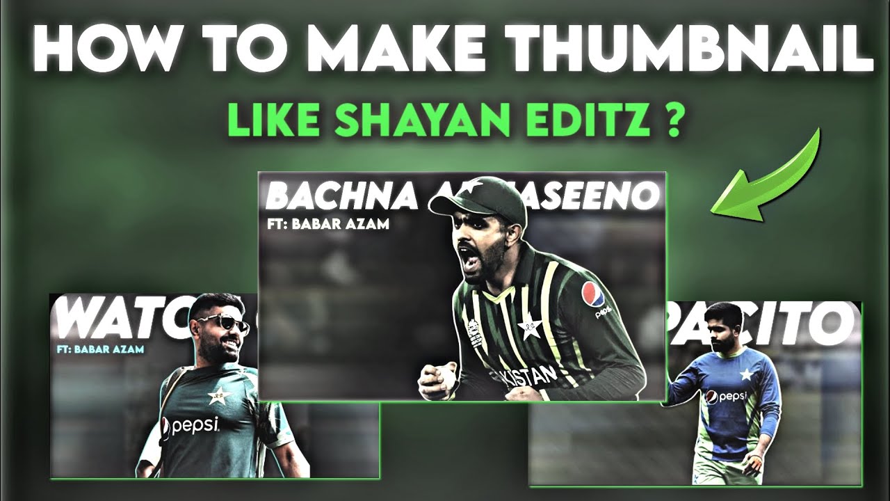 How to make thumbnail's for cricket beat sync video's ? • Thumbnail ...