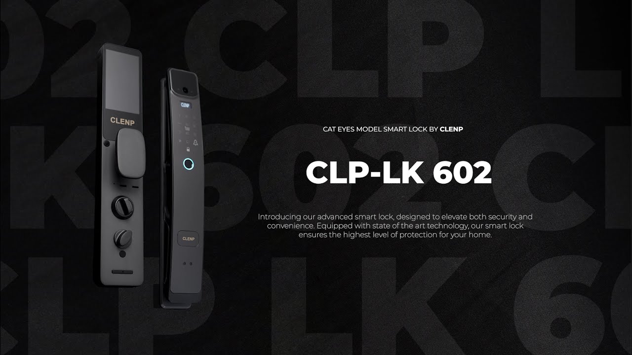 SMART LOCK CLENP CLP LK 602 CAT CAMERA VIEWER SMARTDOOR - YouTube